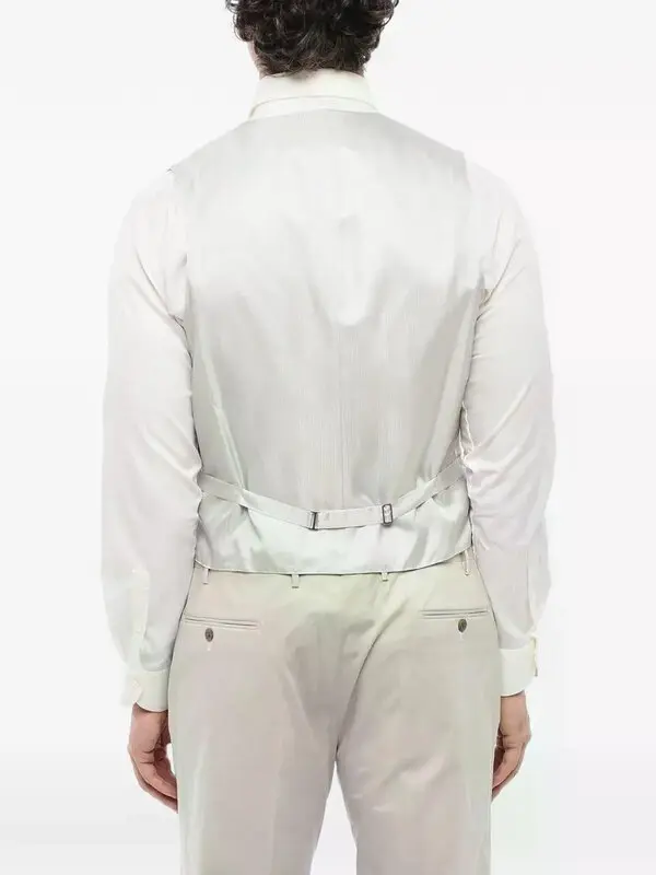 Corneliani Single-breasted Martingale Waistcoat