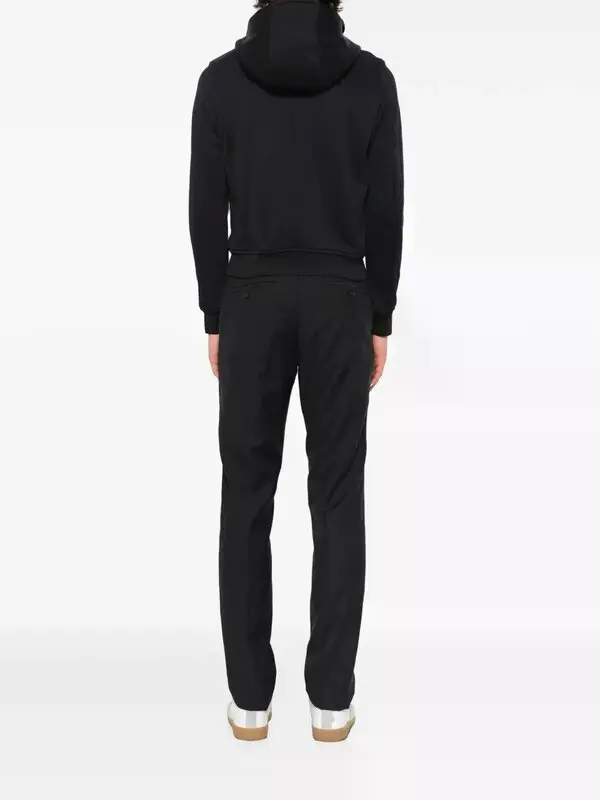 WOOYOUNGMI Hooded Zip-up Jacket - Black