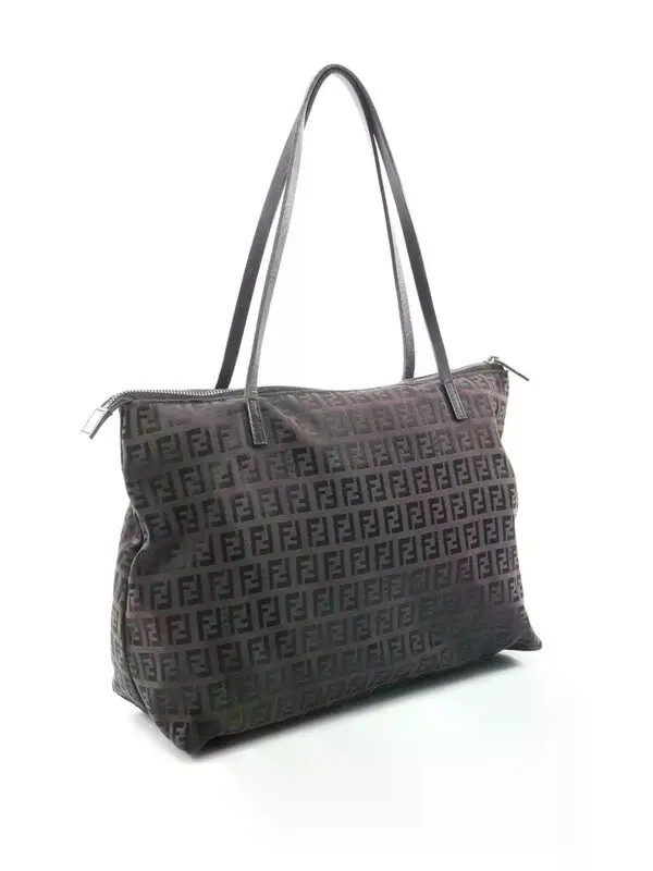 Fendi 2000-2010 Small Zucchino Canvas Tote Bag