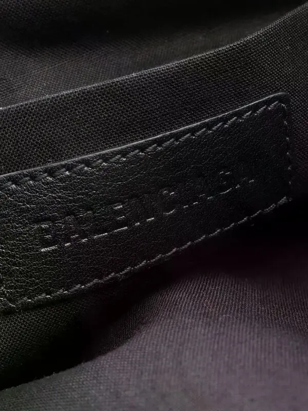 Balenciaga 2018-2026 Jumbo Medium Bb Monogram Sponge Pouch Clutch Bag