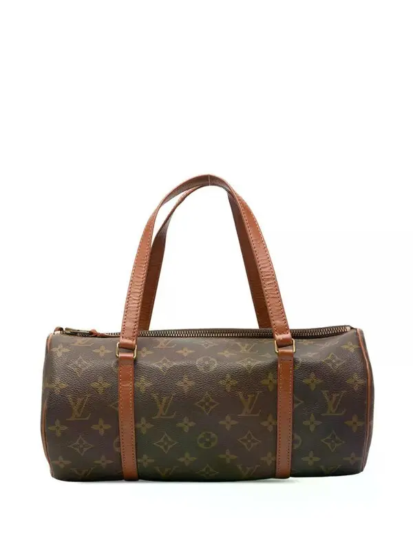 LOUIS VUITTON 1983 Monogram Papillon 30 Handbag - Brown