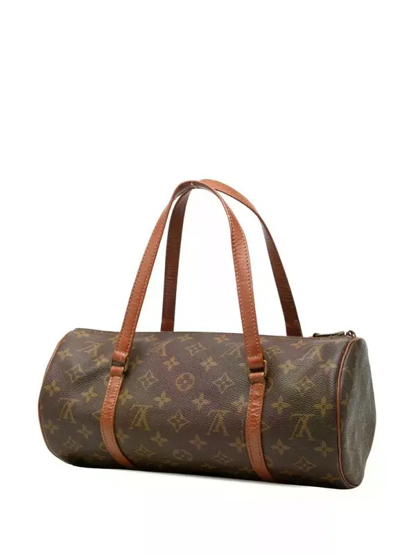 LOUIS VUITTON 1983 Monogram Papillon 30 Handbag - Brown