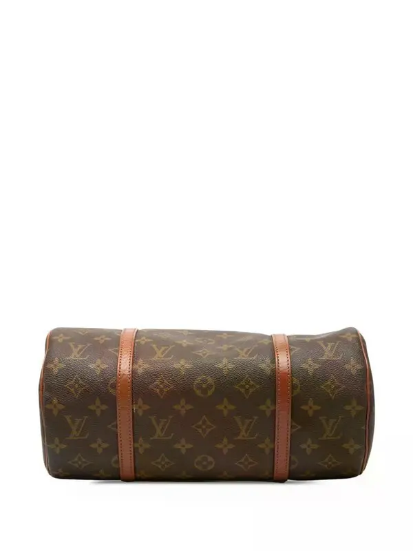 LOUIS VUITTON 1983 Monogram Papillon 30 Handbag - Brown