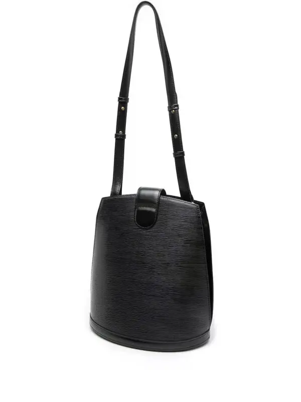LOUIS VUITTON Epi Leather Cluny Shoulder Bag - Black