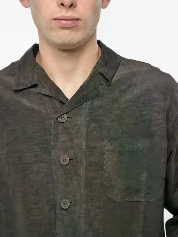 NEVER ENOUGH Pocket-detail Shirt Jacket