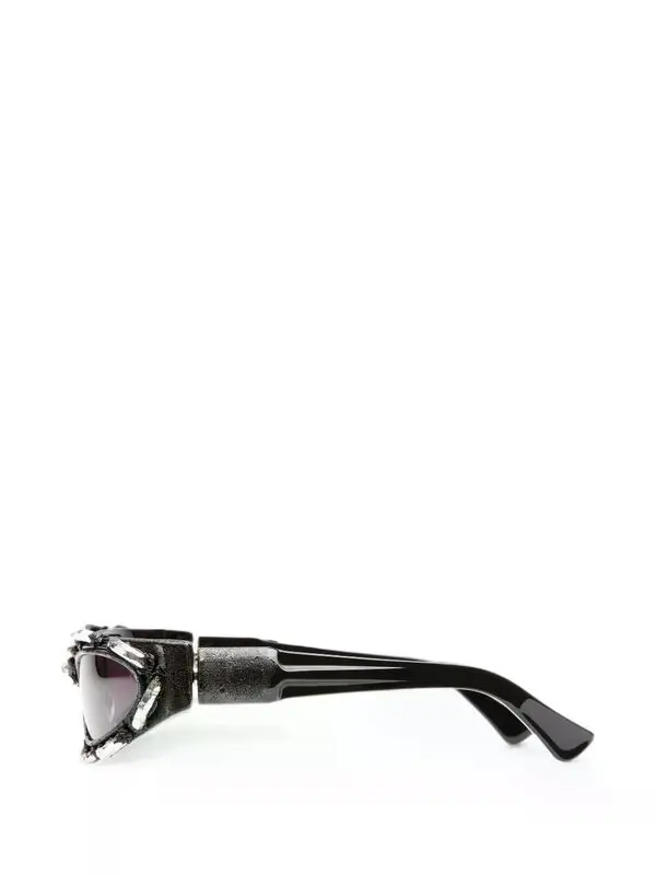 KUBORAUM Crystal-embellished Sunglasses - Black