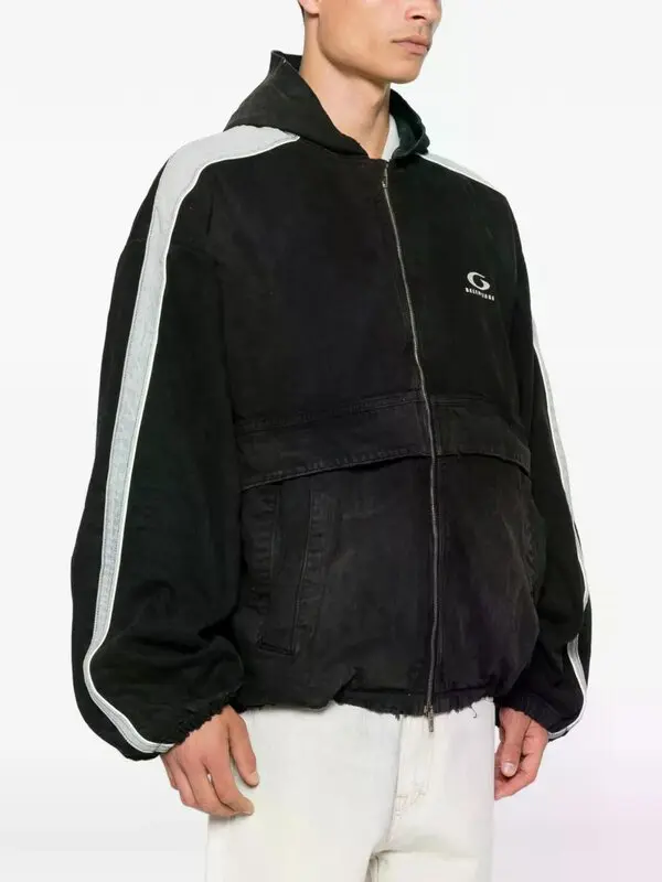Balenciaga Logo-detail Denim Jacket