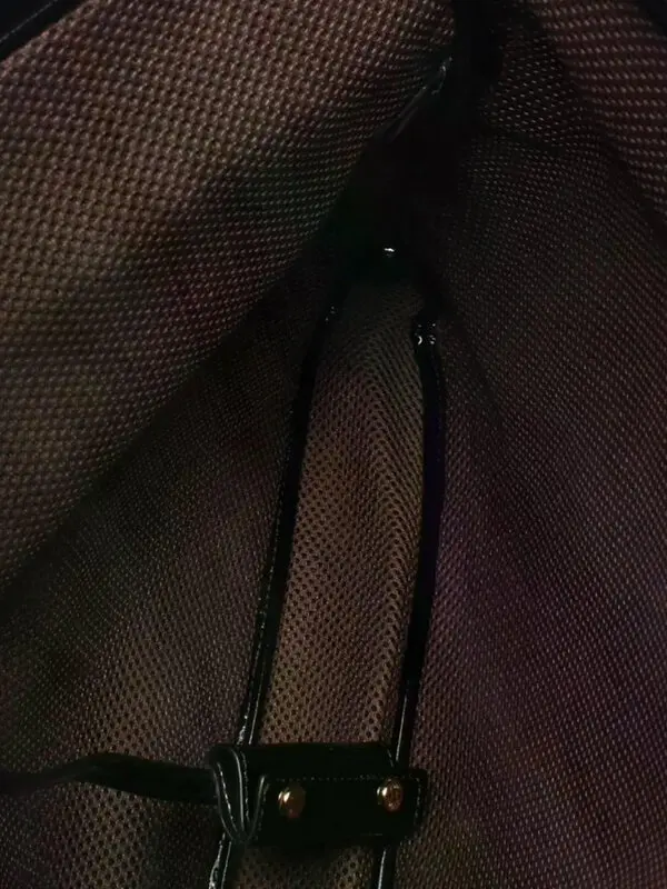 Fendi Ff 1974 Embossed Patent Shopping Tote