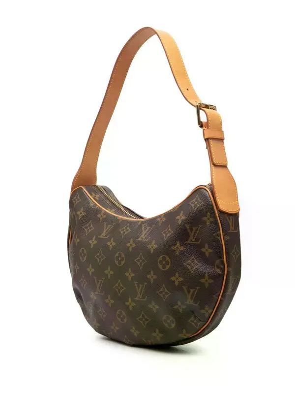 LOUIS VUITTON 2003 Monogram Croissant Mm Hobo Bag