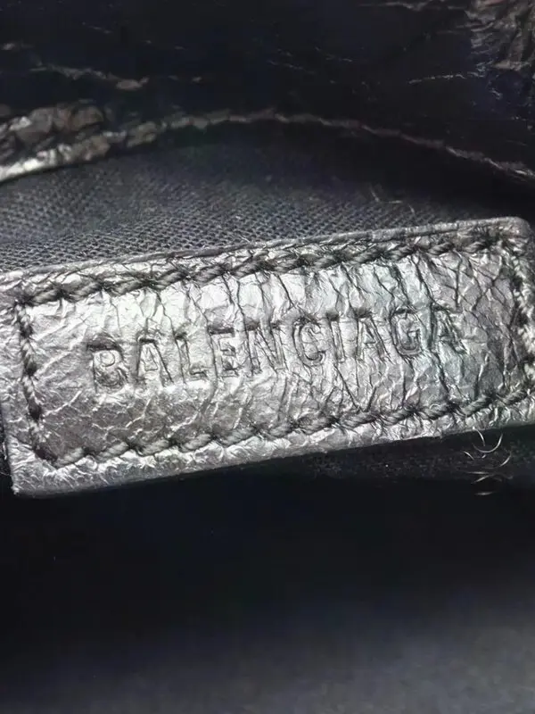 Balenciaga Lambskin Graffiti Explorer Crossbody Bag