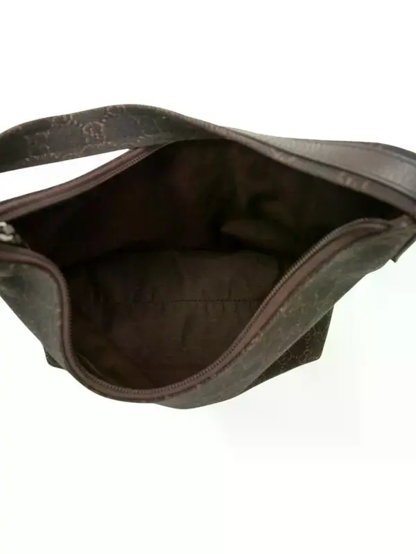 Gucci 2000-2015 Gg Denim Shoulder Bag - Brown