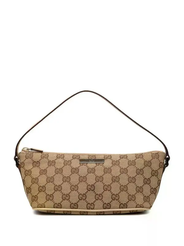 Gucci 2000-2015 Gg Canvas Boat Shoulder Bag