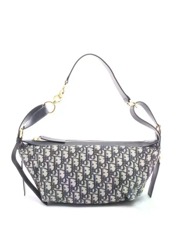 Dior 2024-2025 Small Oblique Canvas D Journey Bag Shoulder Bag