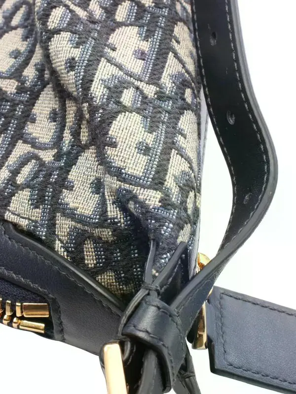 Dior 2024-2025 Small Oblique Canvas D Journey Bag Shoulder Bag