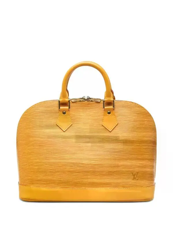 LOUIS VUITTON Epi Alma Pm Handbag - Yellow
