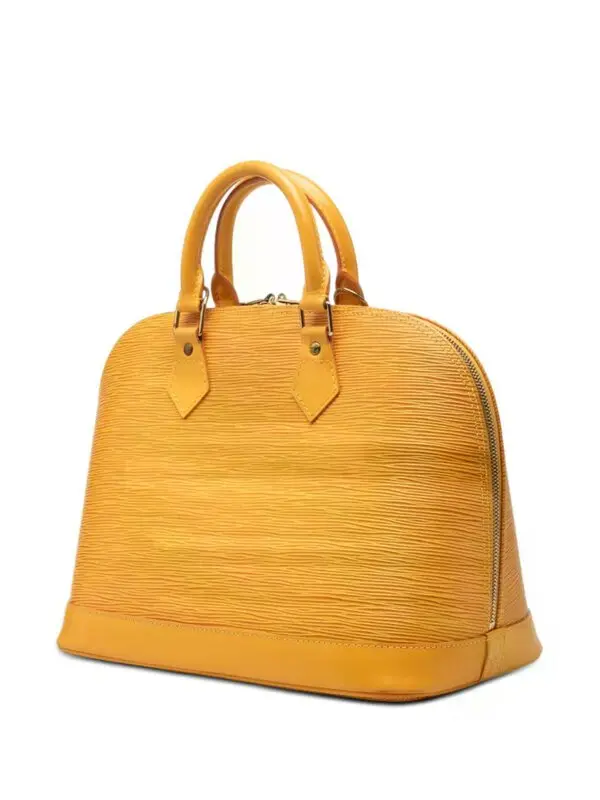 LOUIS VUITTON Epi Alma Pm Handbag - Yellow