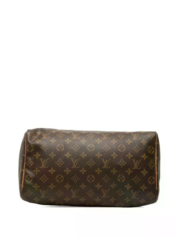 LOUIS VUITTON 2005 Monogram Speedy 35 Boston Bag - Brown
