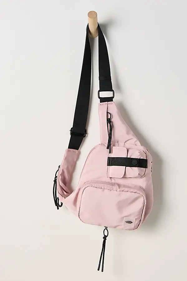 Free People Hip Hugger Sling Bag - Pearl