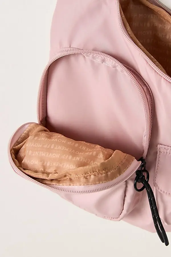 Free People Hip Hugger Sling Bag - Pearl