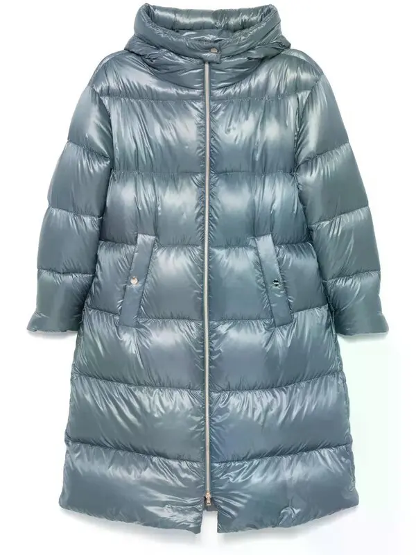 Herno Quilted Down Coat - Blue