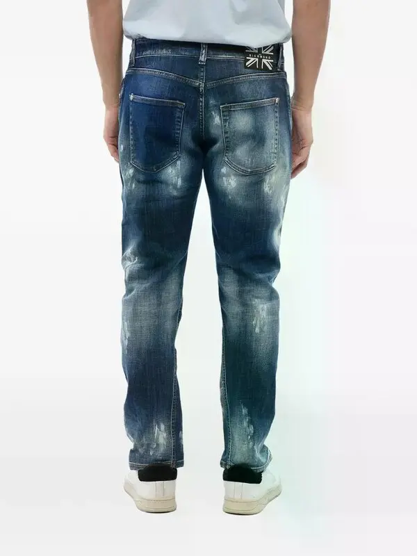 John Richmond Mick Bleached Effect Jeans
