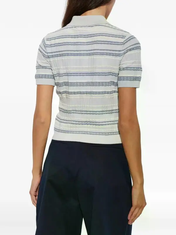 Rag & Bone Striped Short-sleeve Cardigan