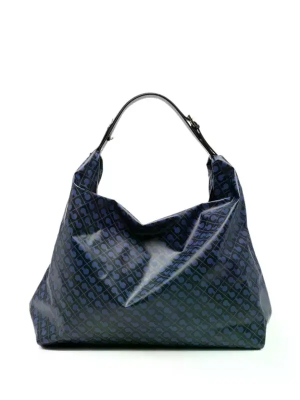 GHERARDINI Monogram-print Tote Bag - Black