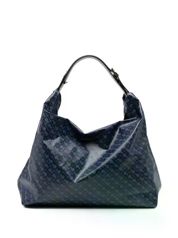 GHERARDINI Monogram-print Tote Bag - Black