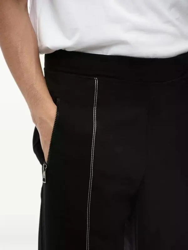 Neil Barrett Tapered-fit Tape-detail Track Pants