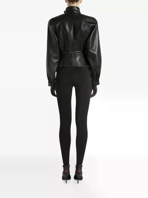 Balmain High-waisted Milano Jersey Trousers