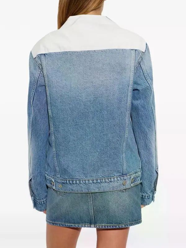 MAISON MARGIELA Faded-effect Panelled Denim Jacket