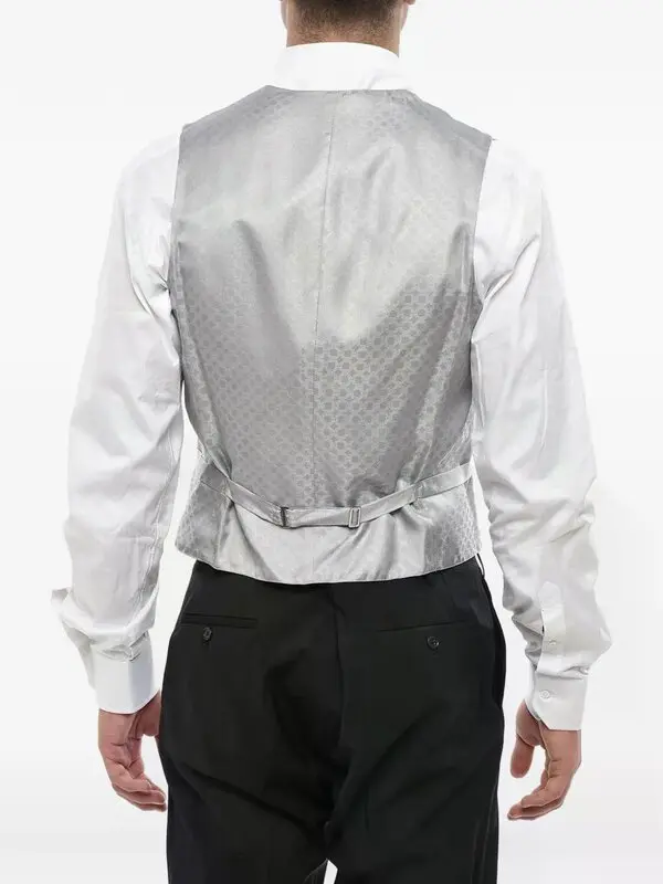 Corneliani Embroidered Silk Waistcoat