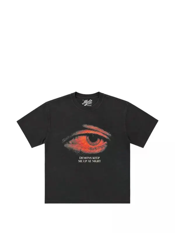 MELT Graphic-print T-shirt - Black