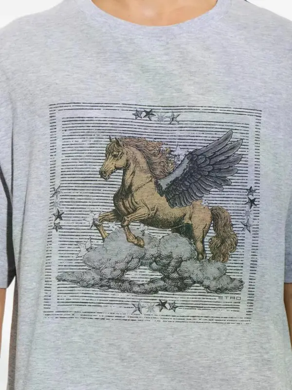 Etro Pegasus-print T-shirt