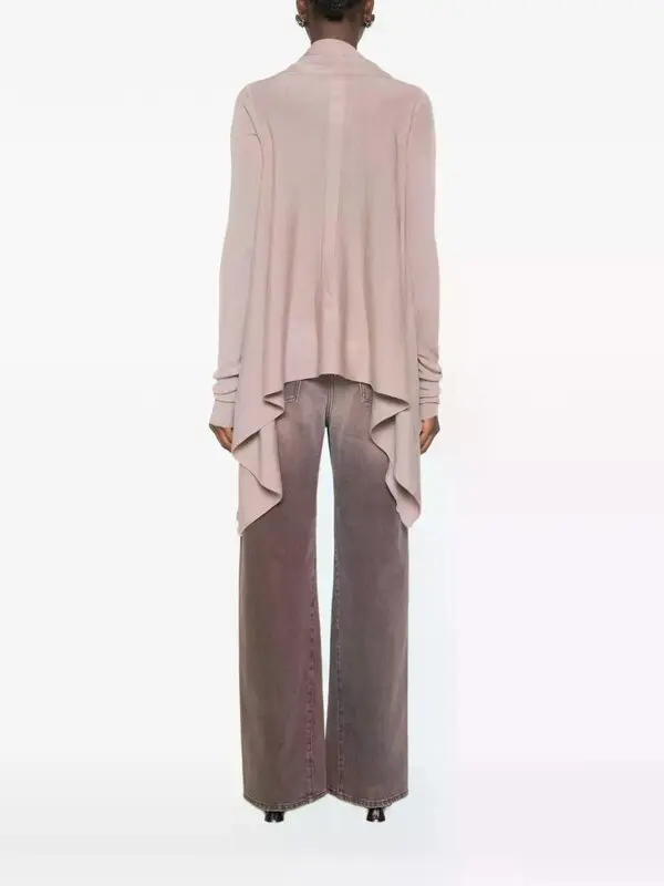 Rick Owens Draped Asymmetric-hem Cardigan