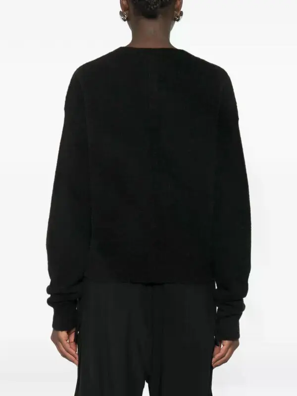 Rick Owens V-neck Long-sleeve Sweater
