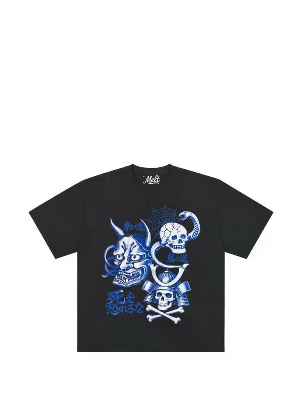 MELT Graphic-print T-shirt - Black