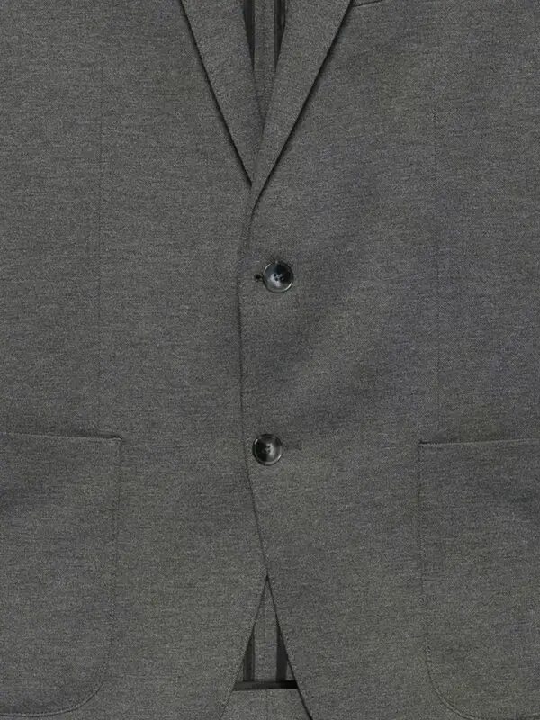 Karl Lagerfeld Melange-effect Single-breasted Blazer