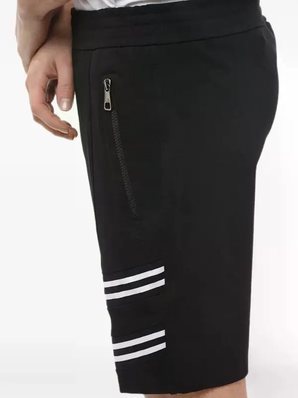 Neil Barrett Varsity Stripe-detail Shorts