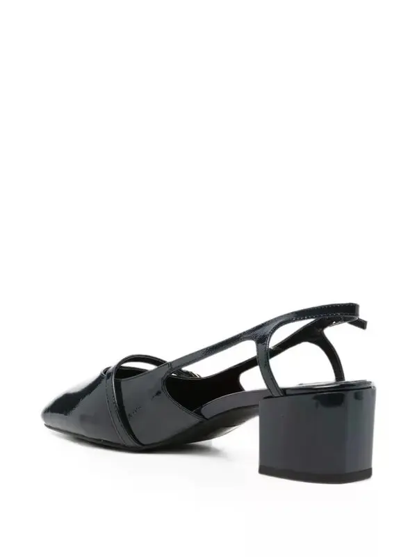 SERGIO MORETTI FIRENZE Buckle-detail Slingback Pumps