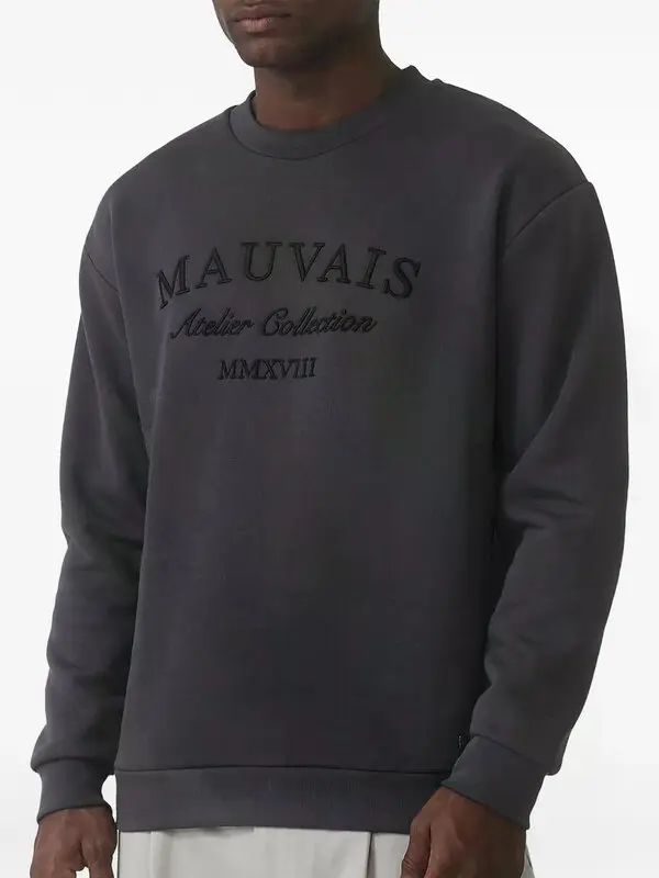 MAUVAIS Logo-embroidered Sweatshirt