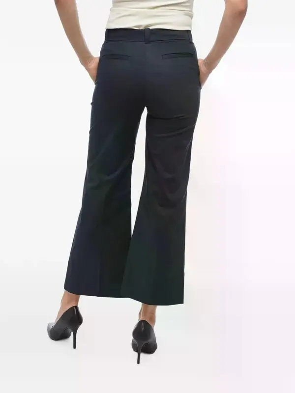 QL2 QUELLEDUE Melody Wide-leg Cotton Trousers