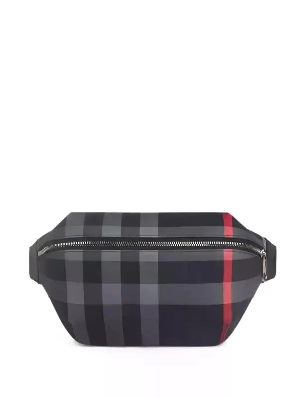 Burberry Check-pattern Belt Bag - Black