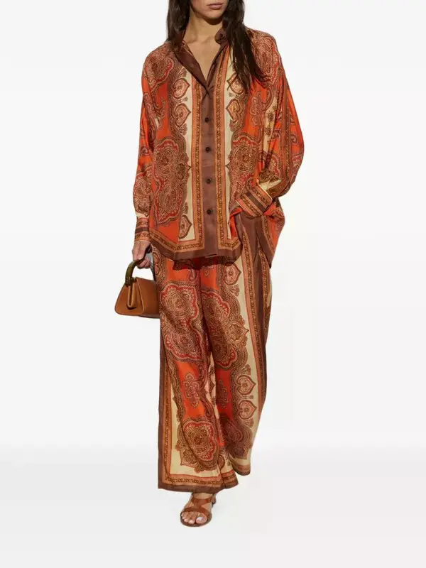 Zimmermann Paisley-pattern Trousers
