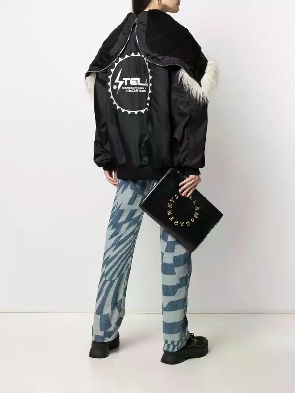 Stella McCartney Logo-embroidered Hooded Jacket