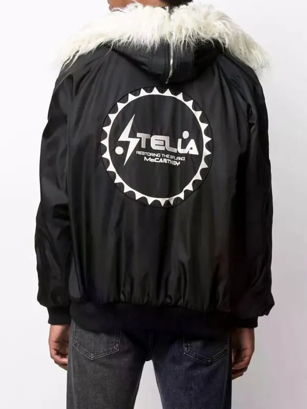 Stella McCartney Logo-embroidered Hooded Jacket