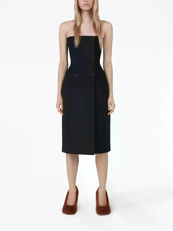 Stella McCartney Double-breasted Bustier Dress