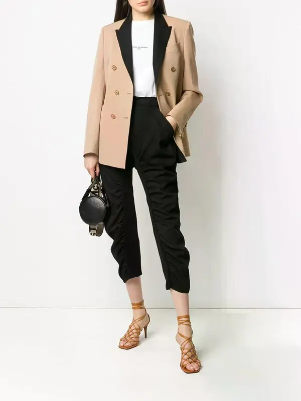 Stella McCartney Pleated Cropped Trousers