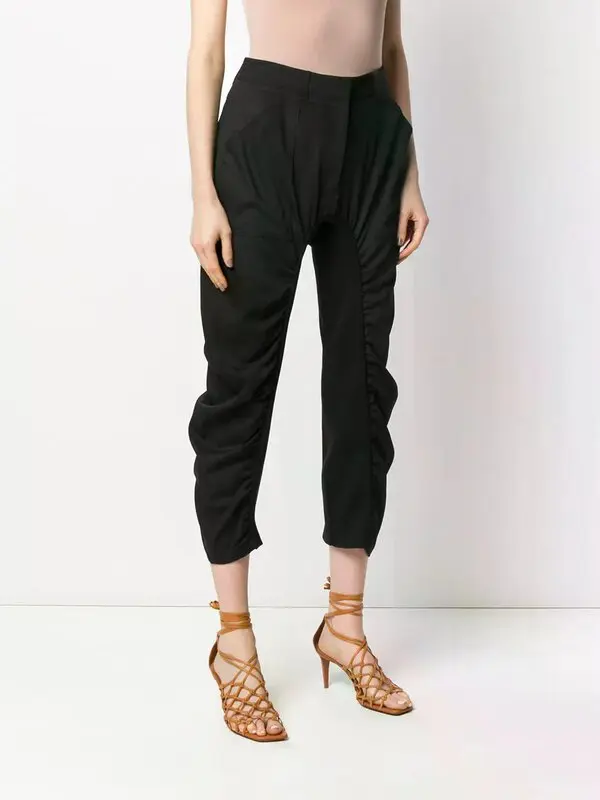 Stella McCartney Pleated Cropped Trousers