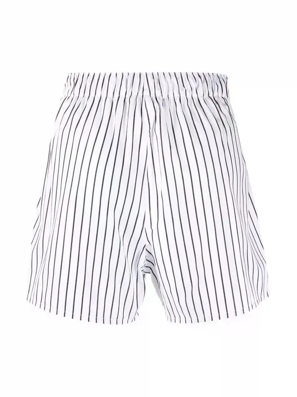 MSGM Logo-patch Striped Boxers